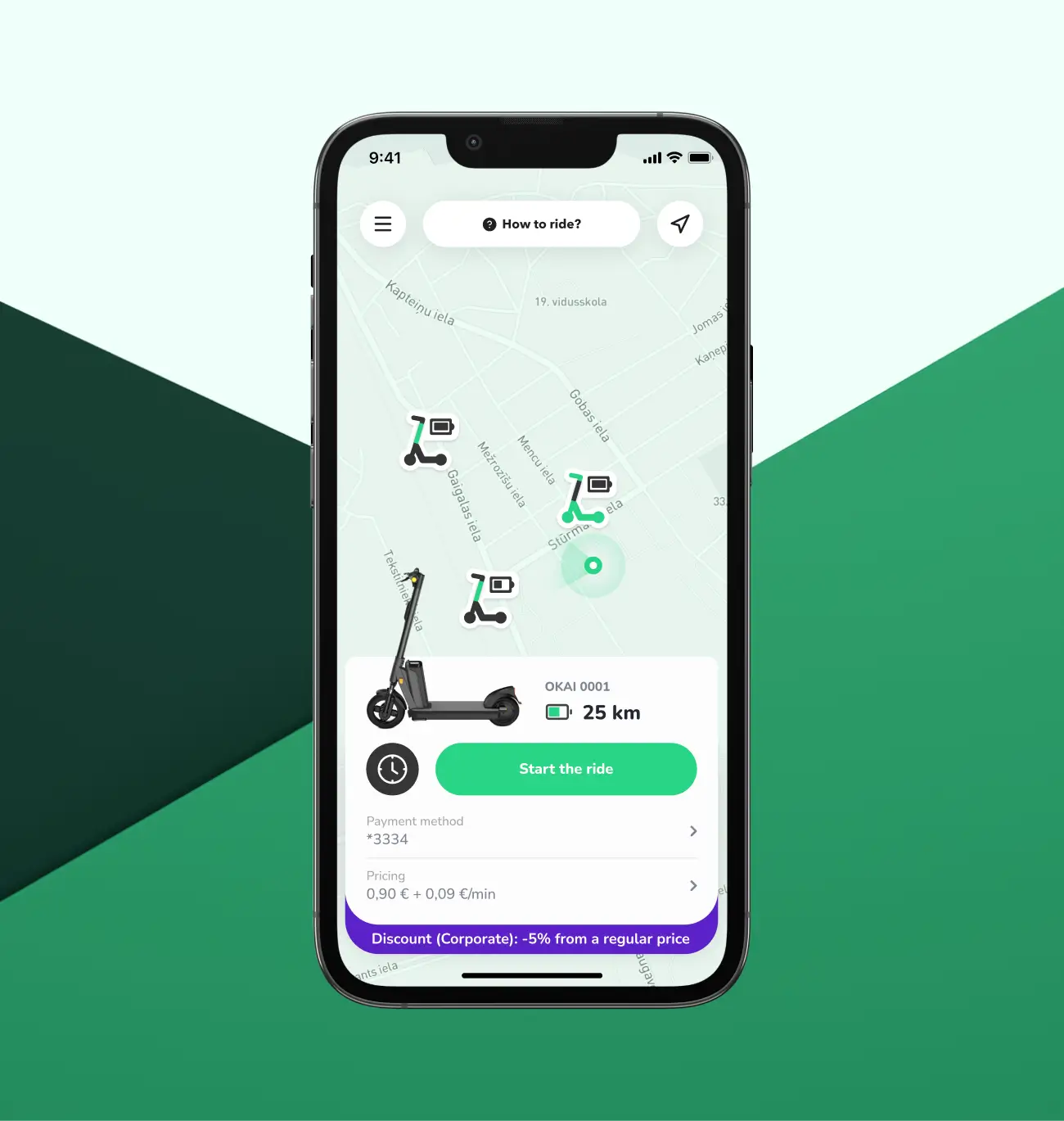 ATOM | Features | Rider app